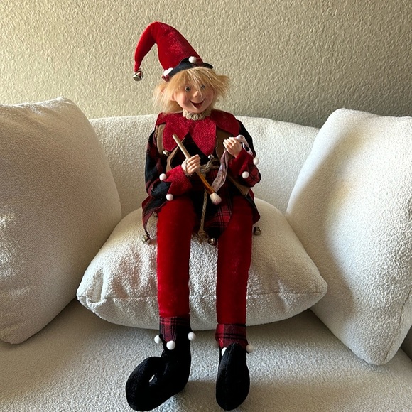 Rachel Zoe | Holiday | Christmas Elf Shelf Sitter New With Tags Jingle ...